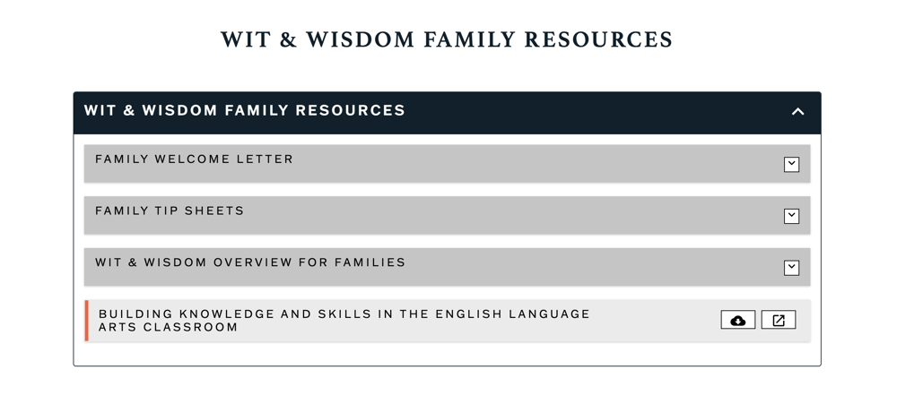 Activities to Engage Families Year-Round with Wit & Wisdom®